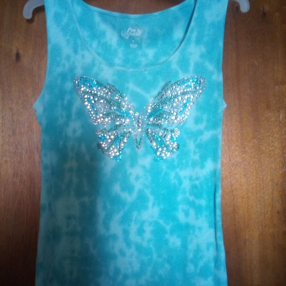 Style & Co. | Tops | Style Co Tank Top Aqua Blue Top Tank Top | Poshmark